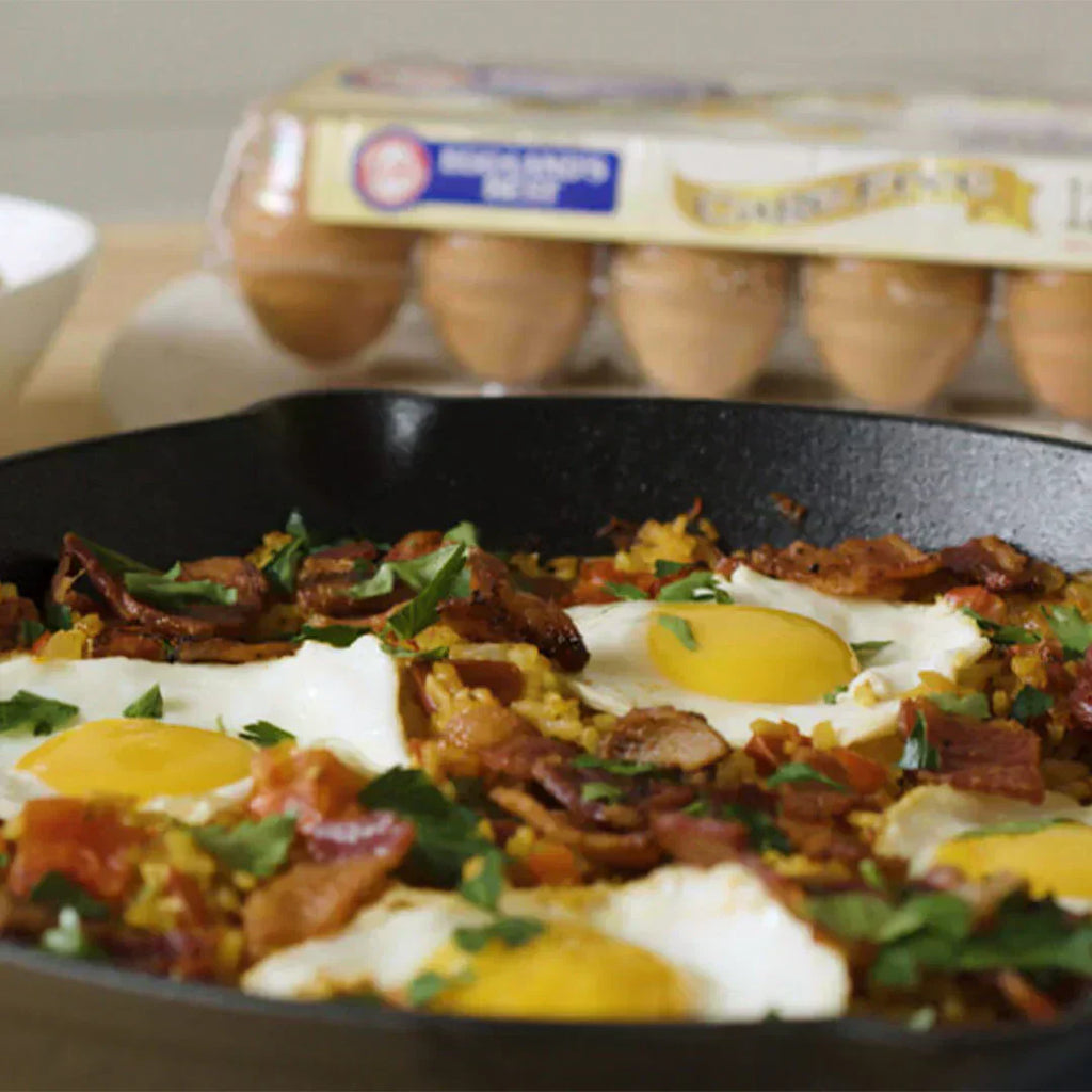 Eggland's Best: Egg & Bacon Paella Recipe | Super King Markets